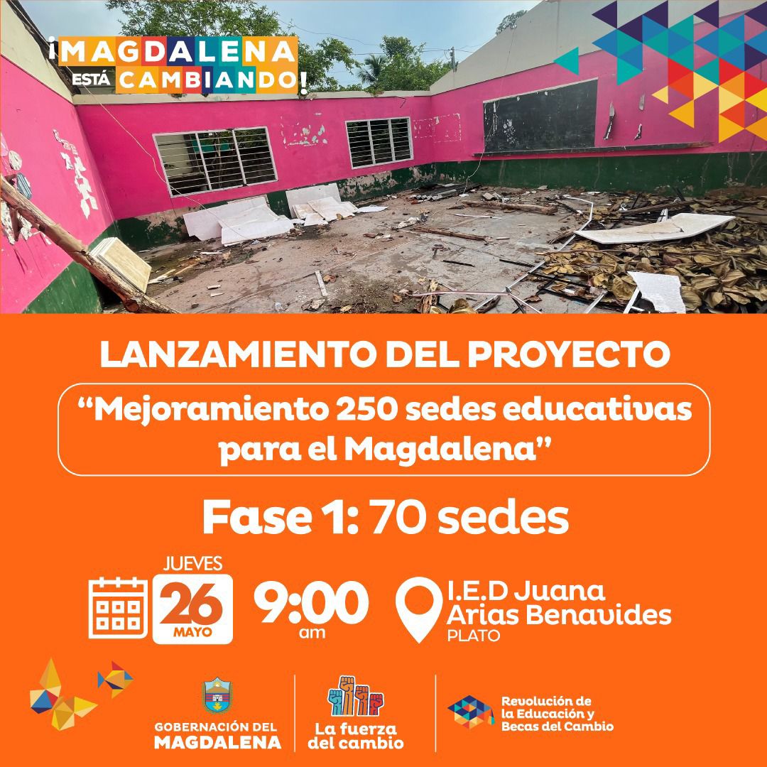 Más de 200 colegios serán intervenidos con infraestructura en el ...