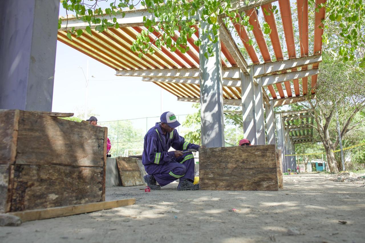 El nuevo Parque Las Pilanderas en el barrio El Pozón de Cartagena es ...