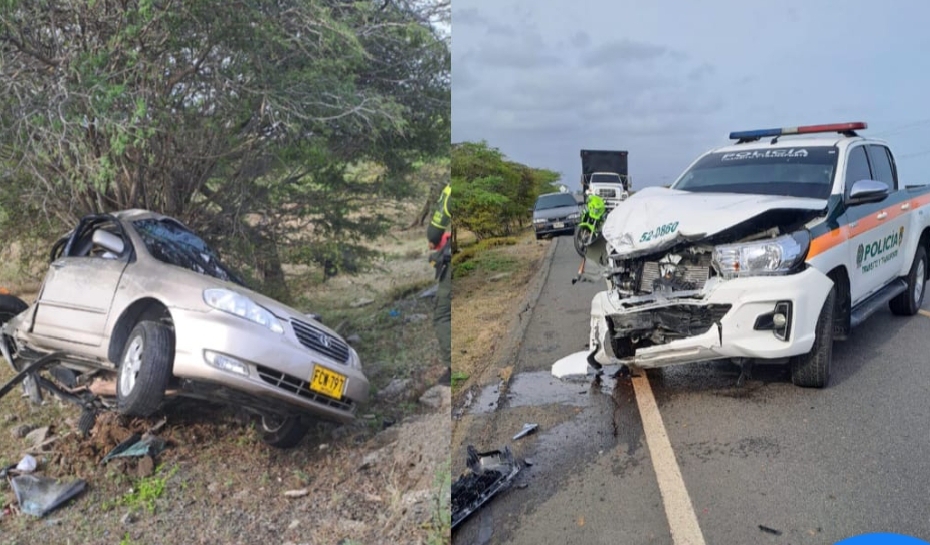 Accidente en la vía Riohacha-Santa Marta deja varios muertos y heridos